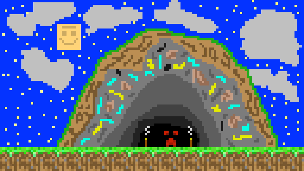 Pixilart - cave by Cpt-pig-beard