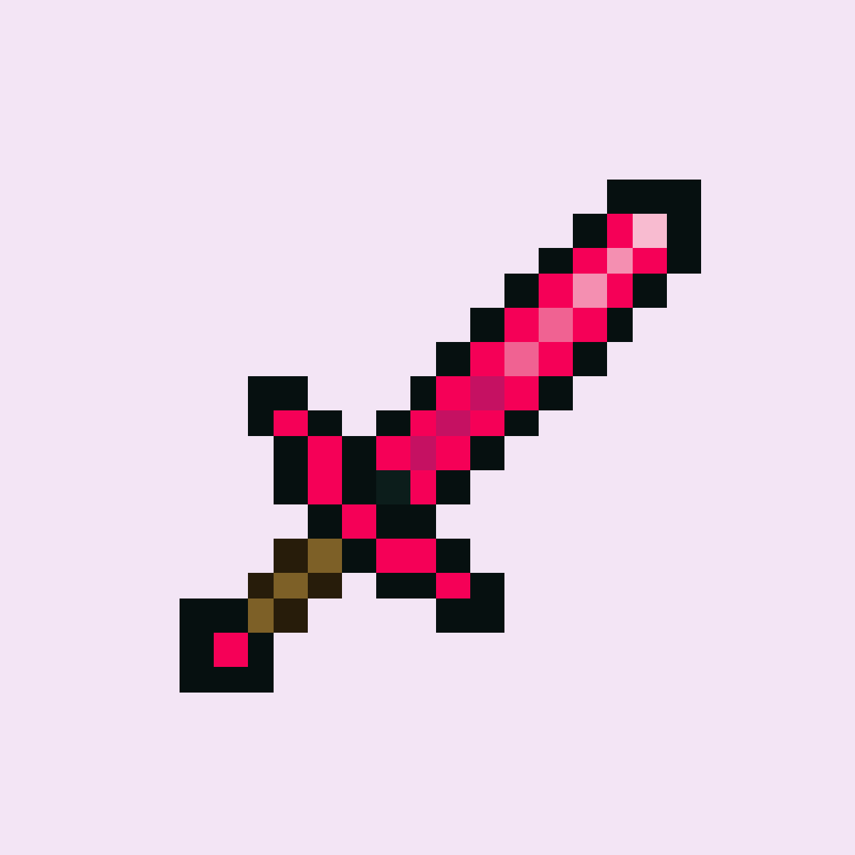 Pixilart - Pink Sword by Obi-WanPixelArt