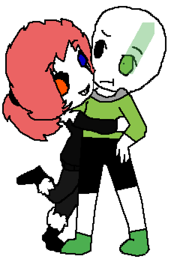 Pixilart - AHHH THE HUG ATTACK by PixelTale