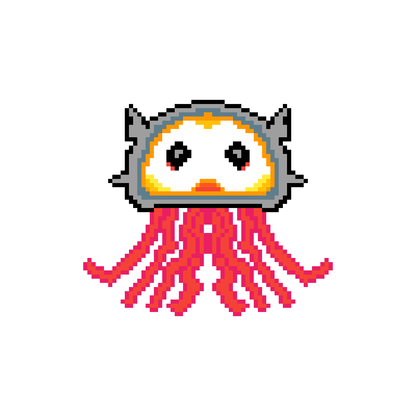 Pixilart - squid enemy by jakebb