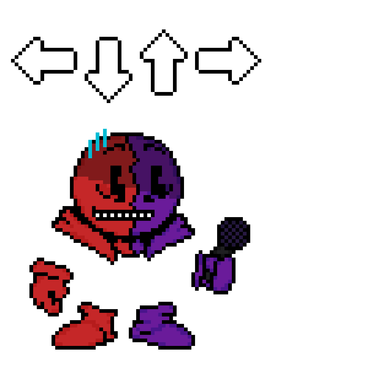 Pixilart - fnf corrupted Flea by MR-E