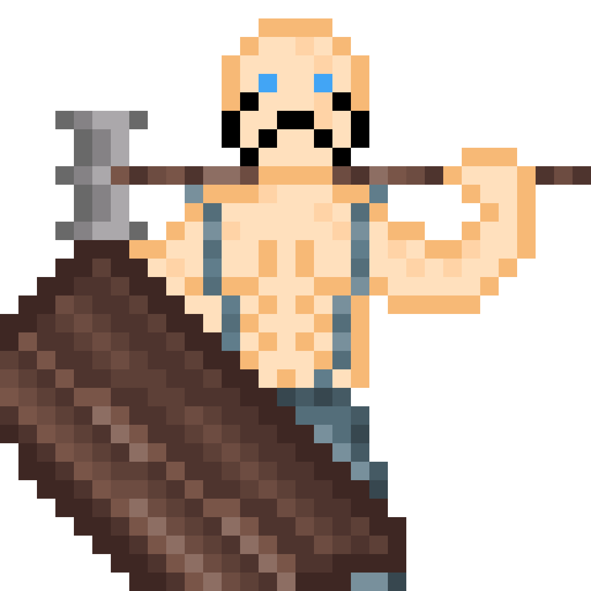 Pixilart - DnD Strongman by FullFledge