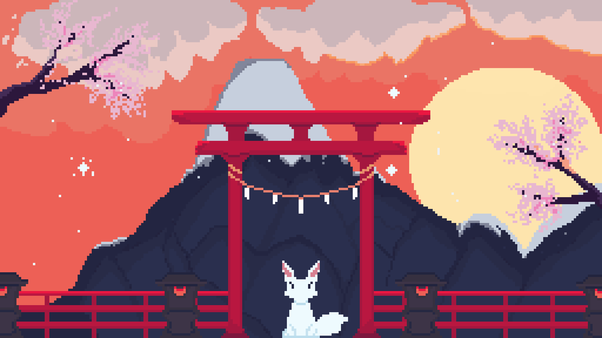 Pixilart - Fox shrine by Felicia1l