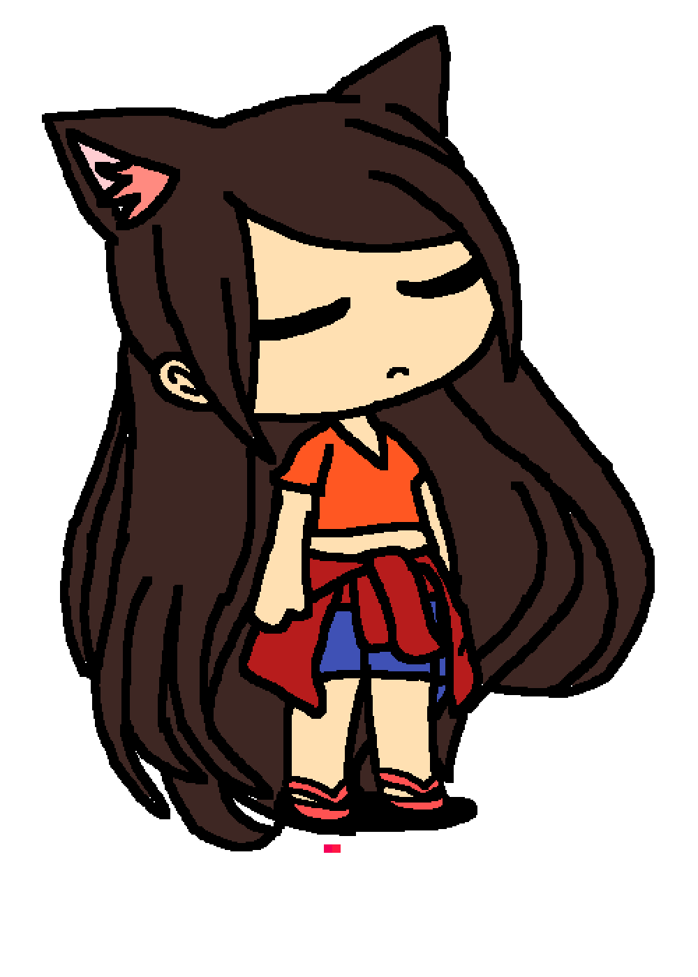 Editing Gacha Character - Free online pixel art drawing tool - Pixilart