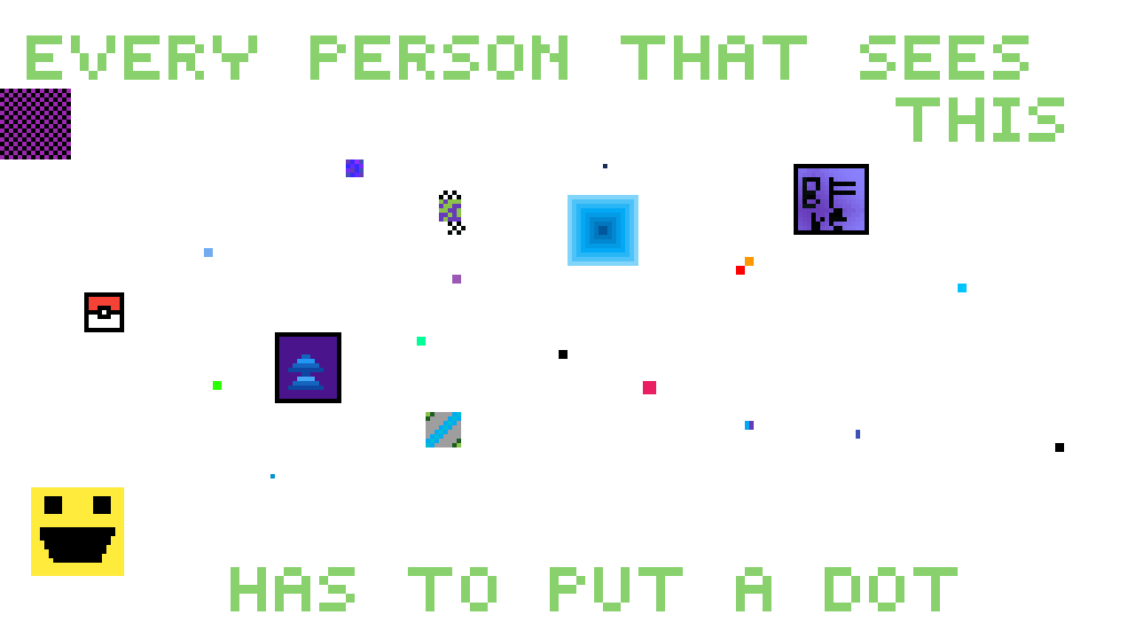 Editing Put a dot - Free online pixel art drawing tool - Pixilart