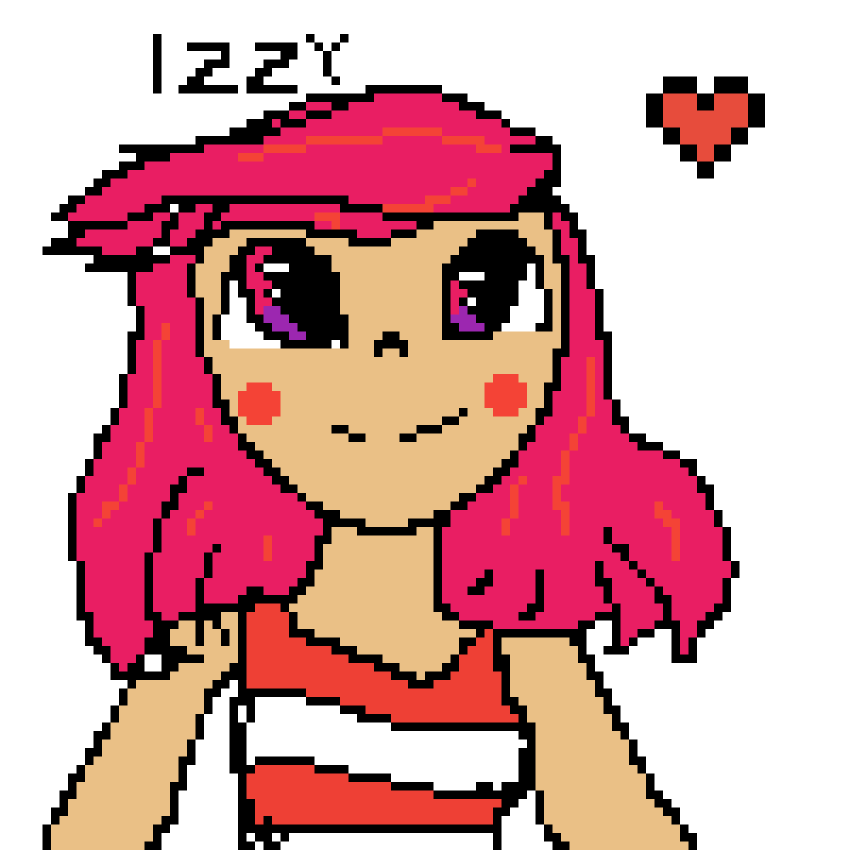 Editing izzy - Free online pixel art drawing tool - Pixilart