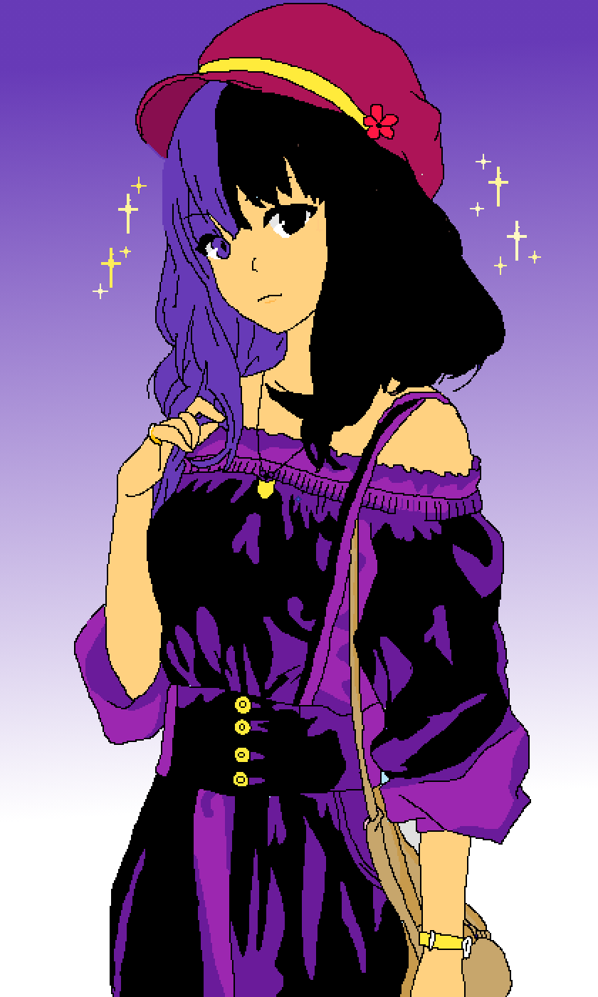 Pixilart - anime girl by soomy-male