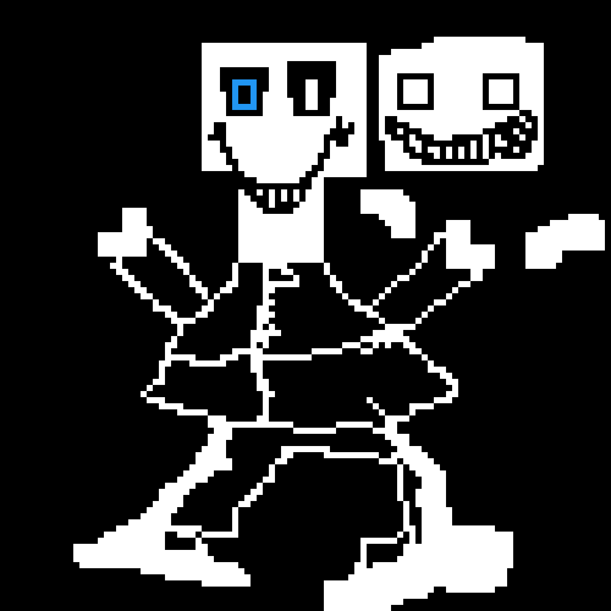 Pixilart - bad time papyrus by Anonymous