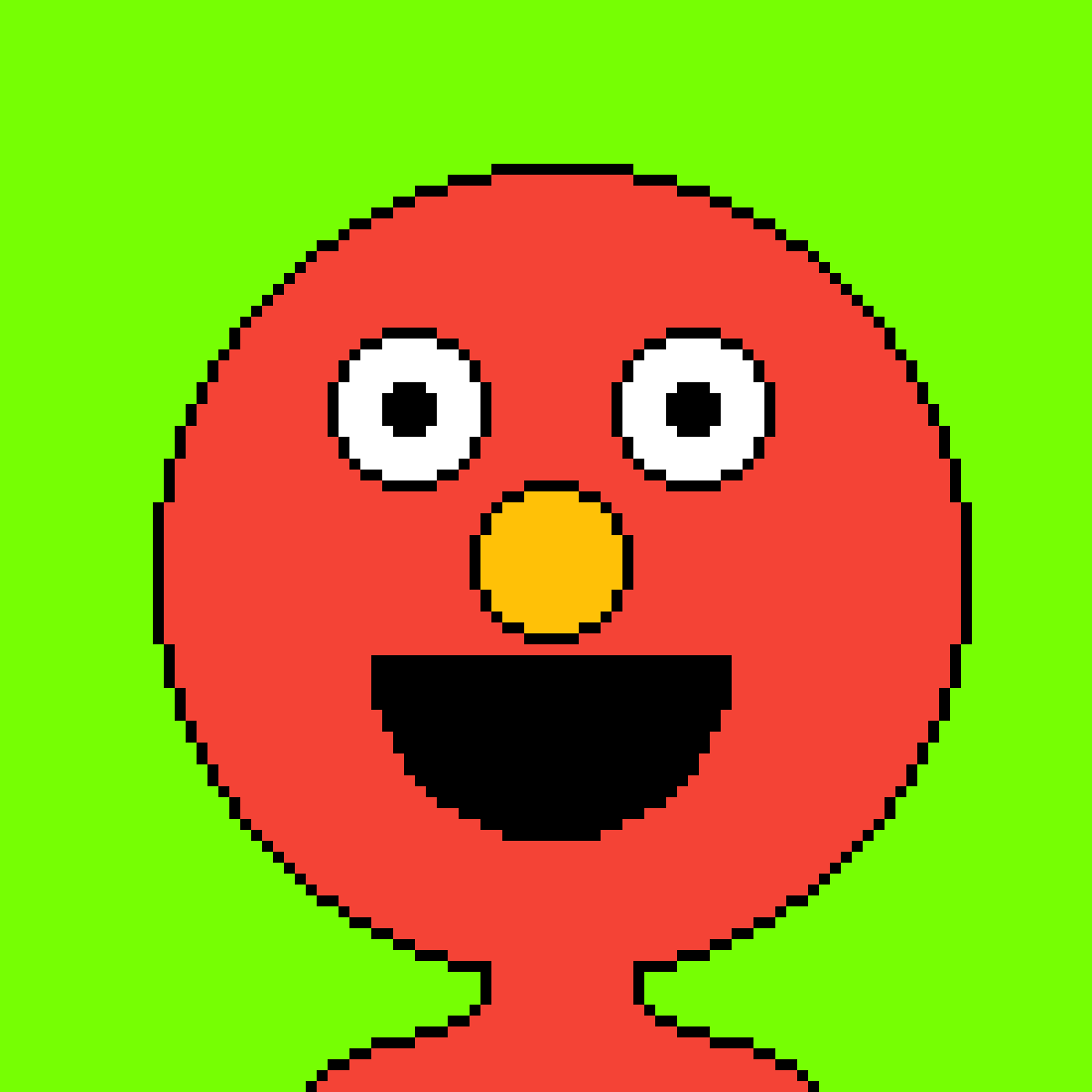 Pixilart - elmo by ElmoTheCool