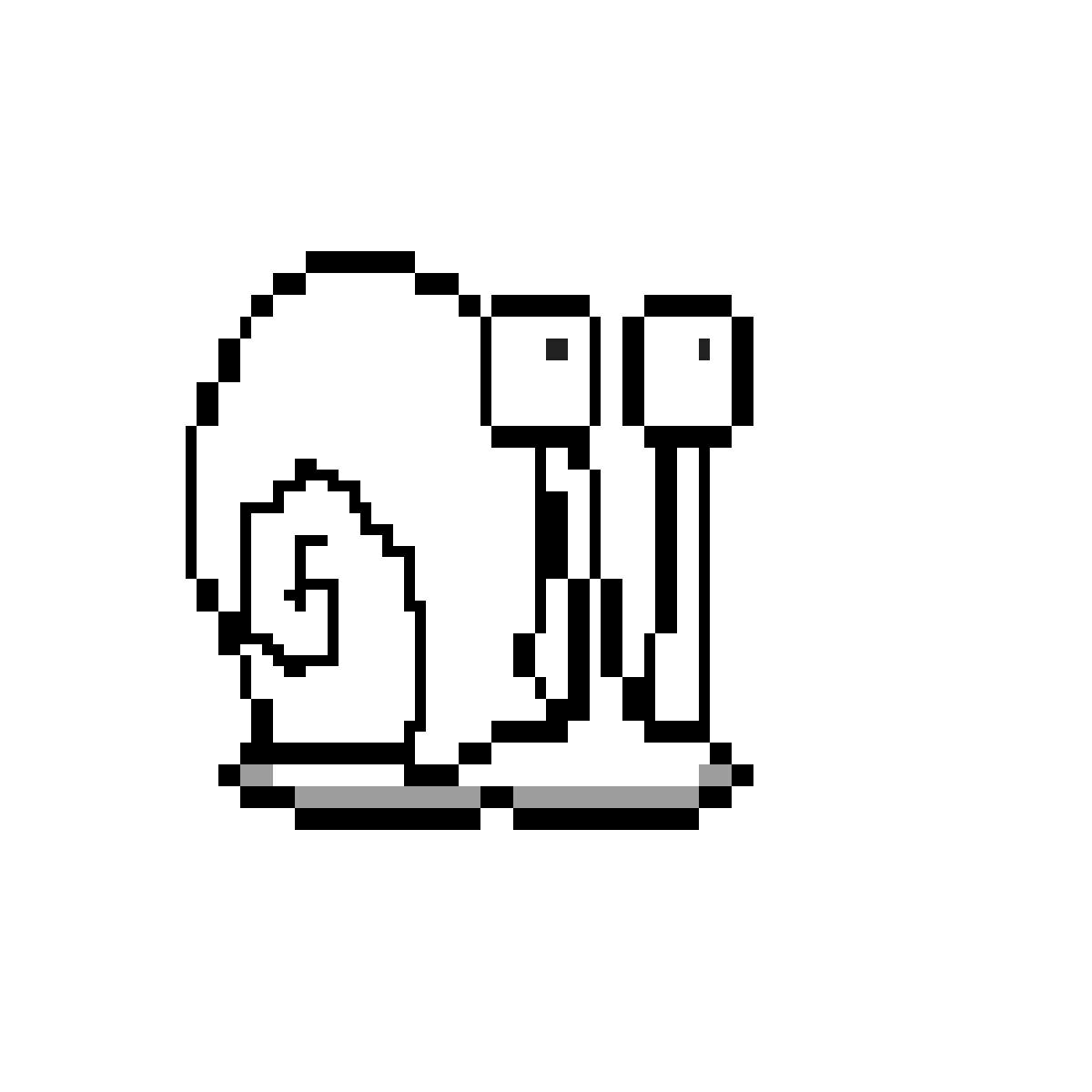 Editing Garry the snail base - Free online pixel art drawing tool ...