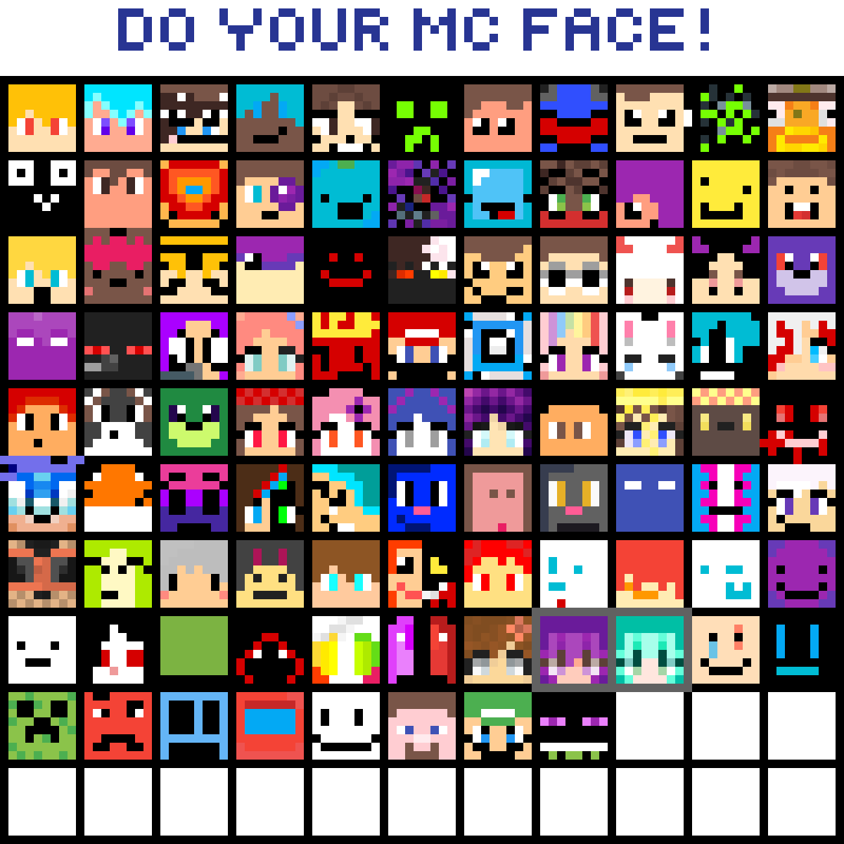 Pixilart - Make a MC face by wannadraw-yay