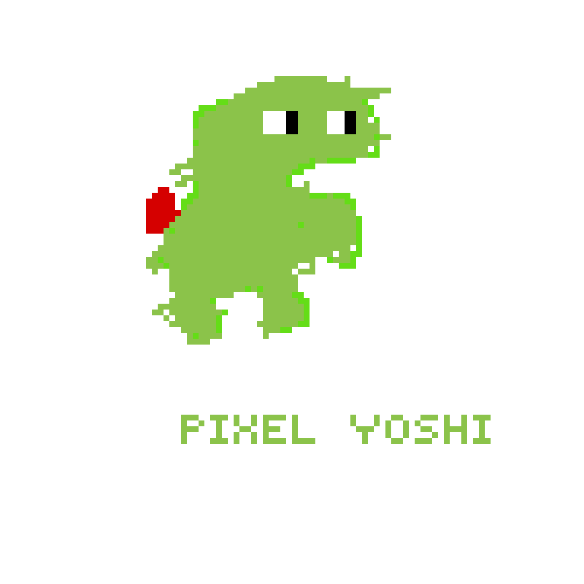 Editing pixel yoshi - Free online pixel art drawing tool - Pixilart
