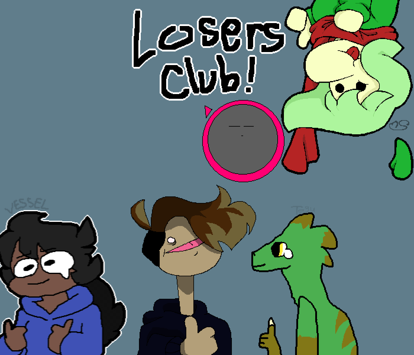 Editing losers club - Free online pixel art drawing tool - Pixilart