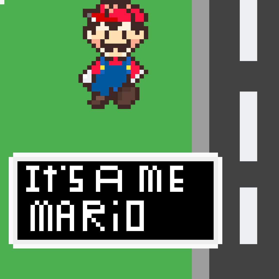Pixilart - Mario in the Style of Earthbound by Nintendo-Fan
