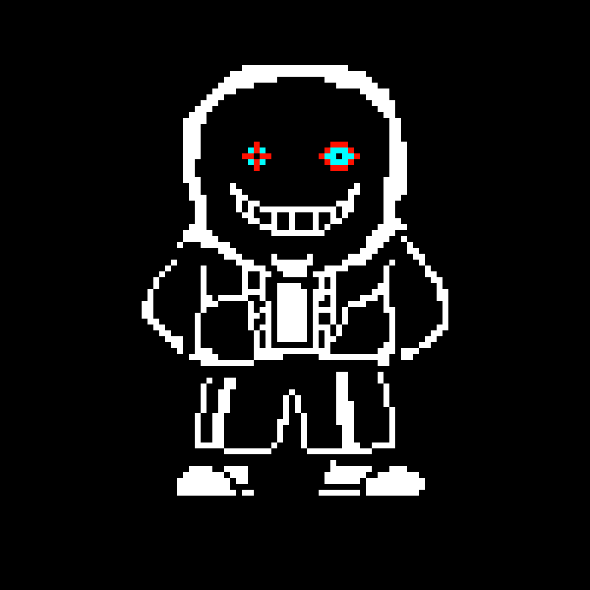 Pixilart - Dust dust sans by useless-link