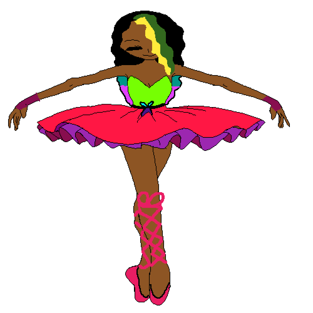 Editing Ballet girl - Free online pixel art drawing tool - Pixilart