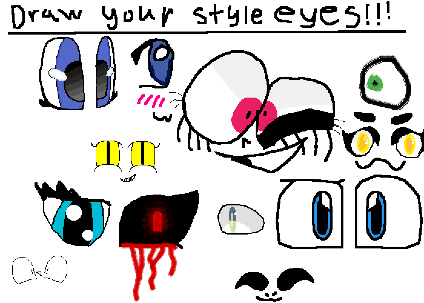 Pixilart - how ish draw ze eyes by Lostincyberspac