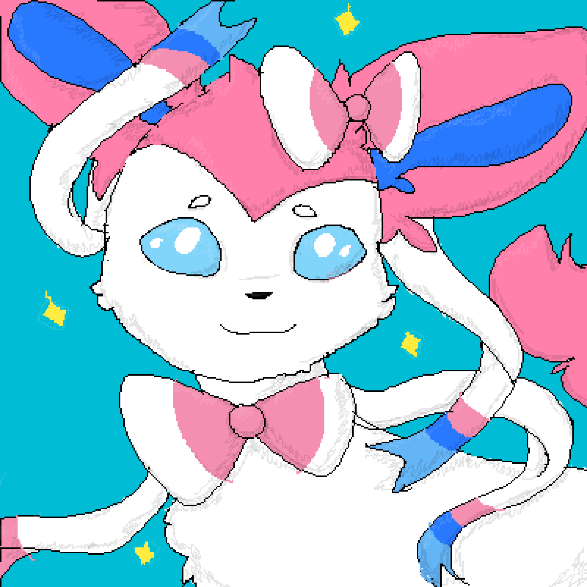 Pixilart - Sylveon by Dogeperson777