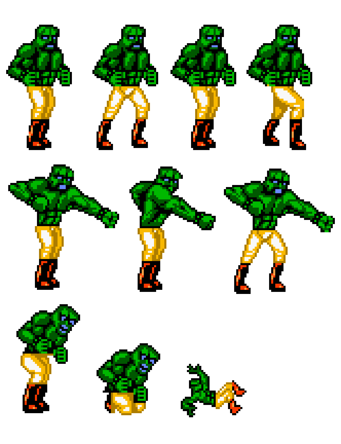 Pixilart - Abobo sprites but by Tuxedoedabyss03
