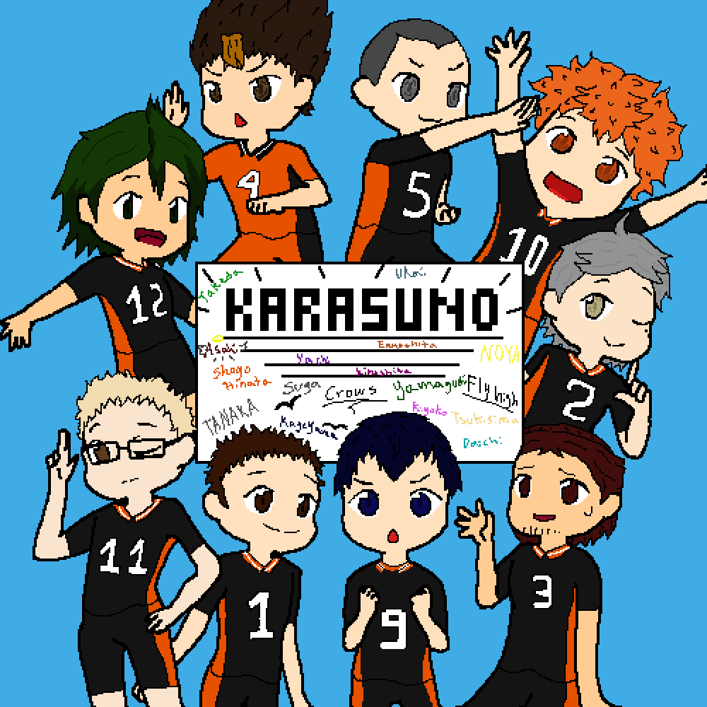 Pixilart - Karasuno by wellitsjustme