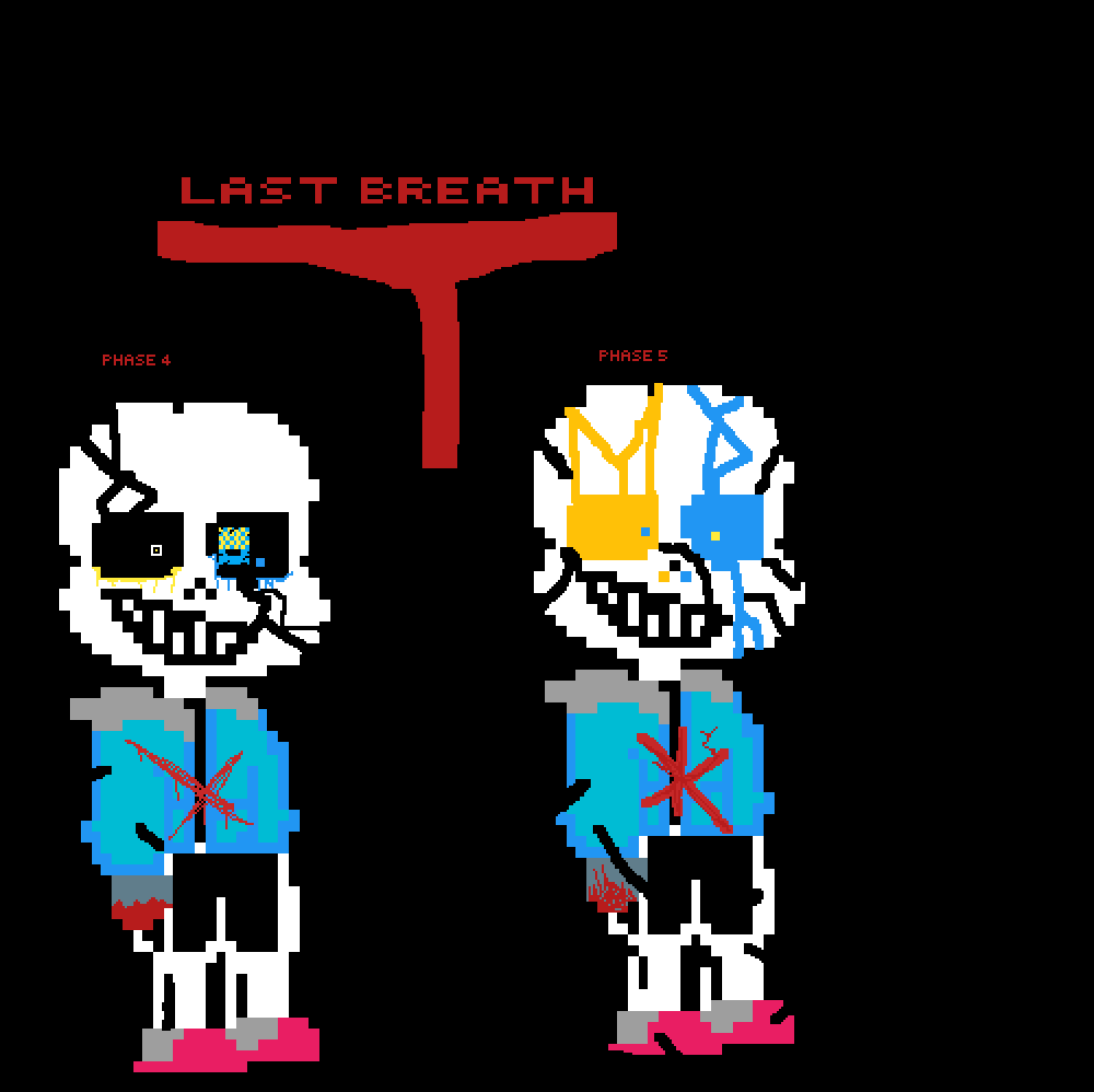Pixilart - UnderTale Lastbreath sans by Cressem