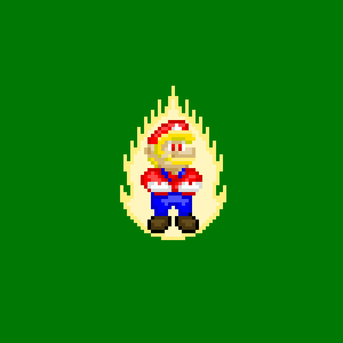 Pixilart - fleetway mario by Pixelman101