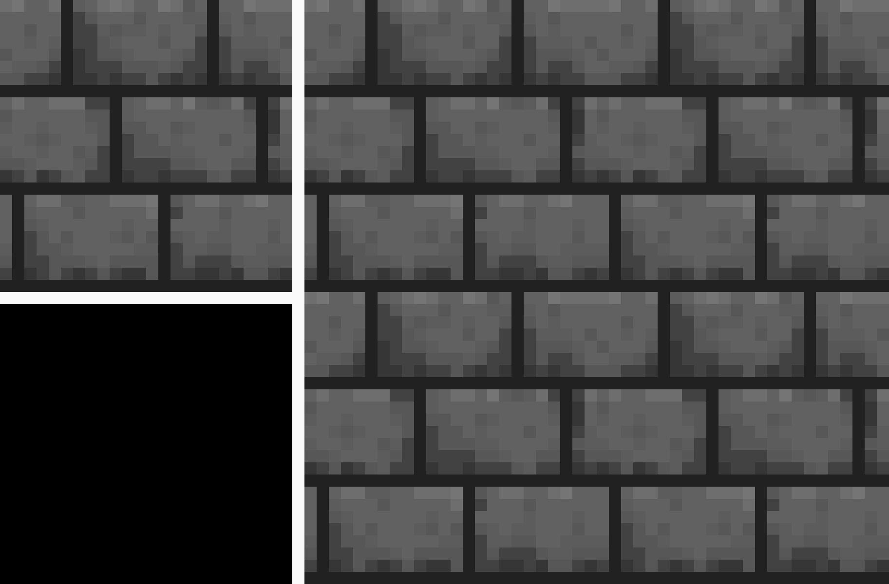 Pixilart - Stone bricks 24x24 by Mememellow