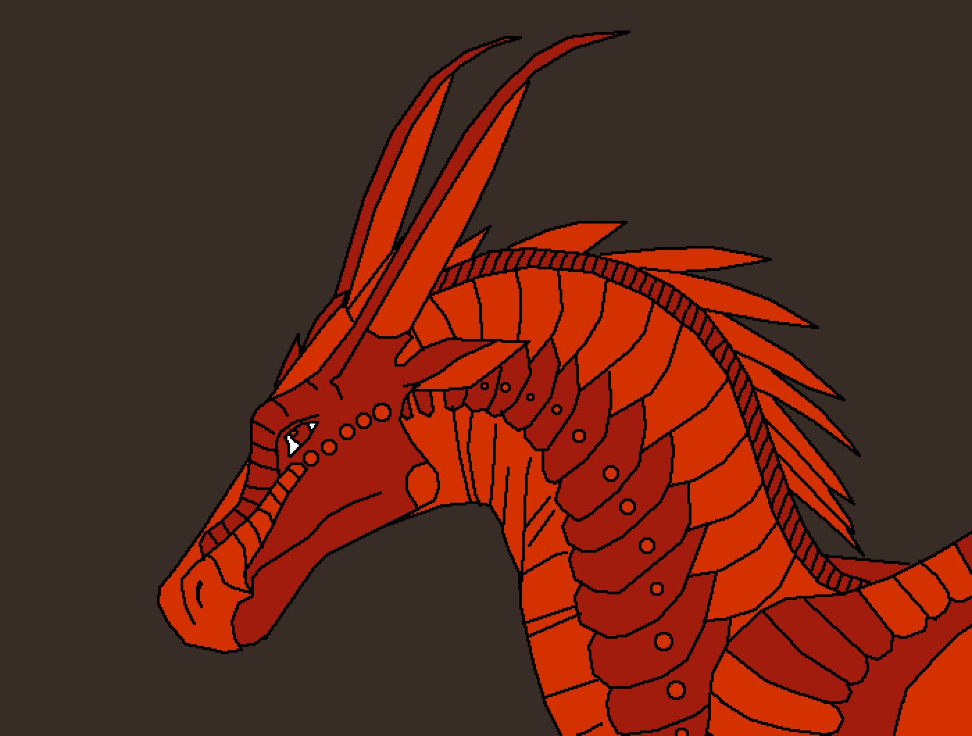 Pixilart - Clay the Dragon by Brokeninside