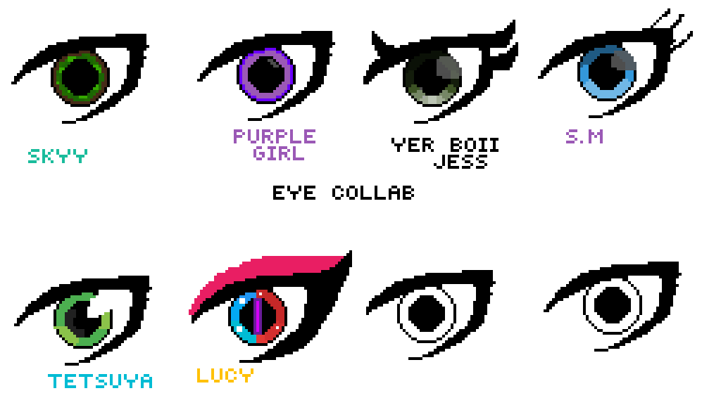 Pixilart - what my ocs eyes would look like by crazycrafter997