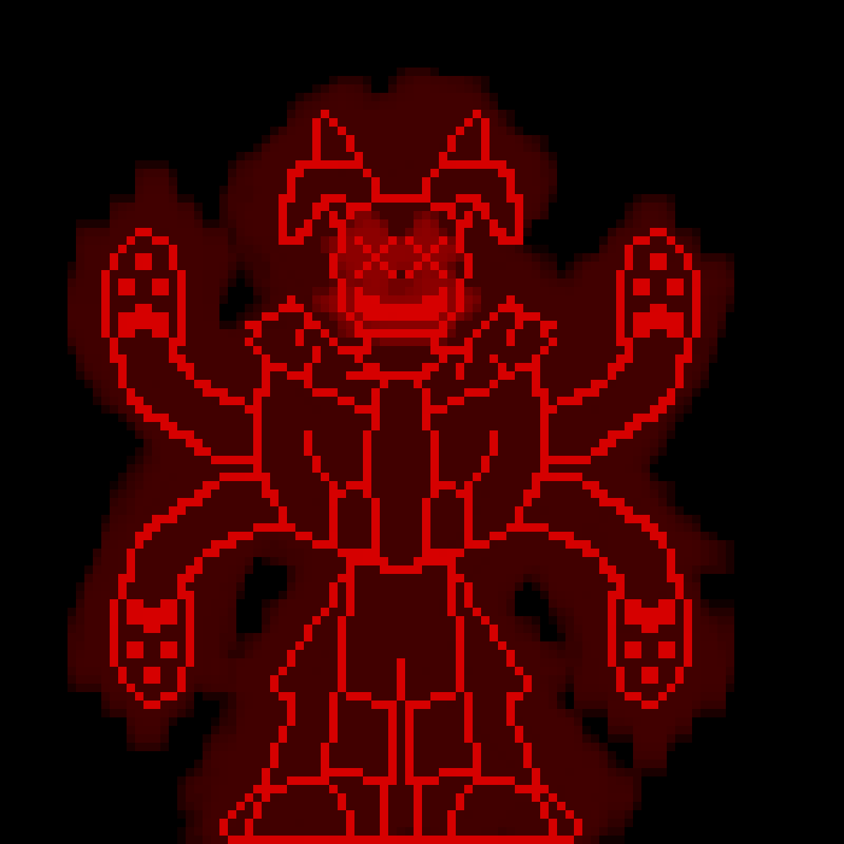 Pixilart - corrupted pfp by MR-E