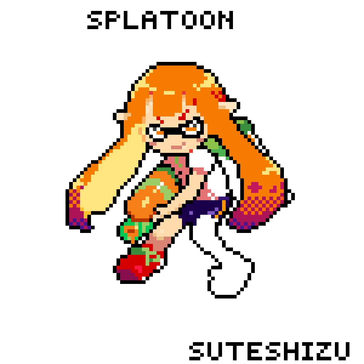Pixilart - splatoon by sasuke4444
