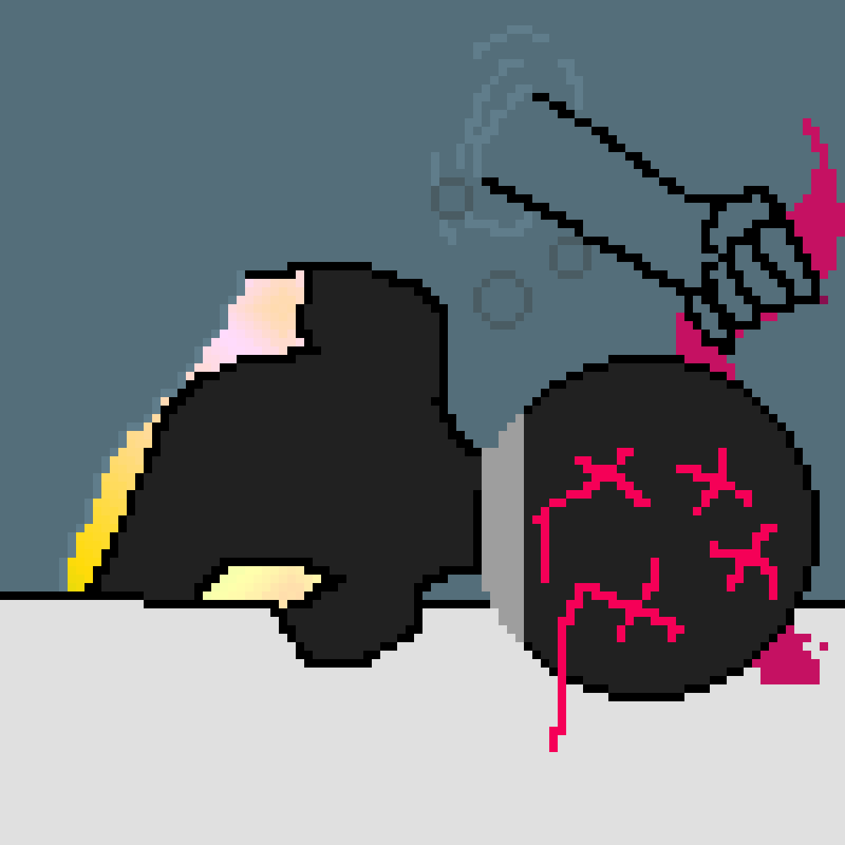 Pixilart - taro has 9 lives by octobersherewoo