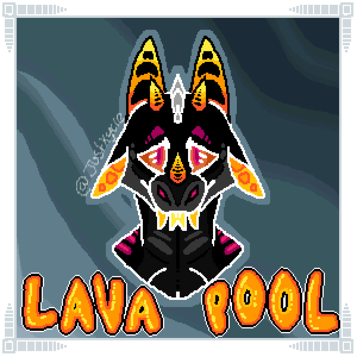 Pixilart - Lava pool by JustXycle