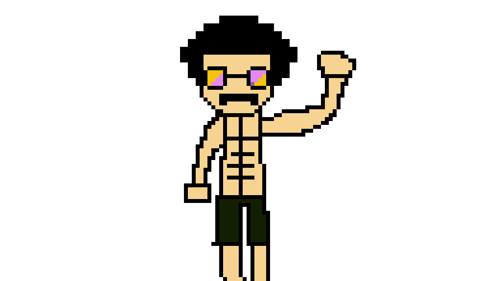 Editing Epic Muscle Guy - Free online pixel art drawing tool - Pixilart