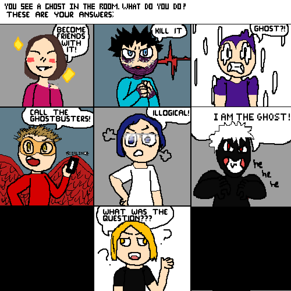 Pixilart - Mha Ghost Reactions by itkatsukibakug0