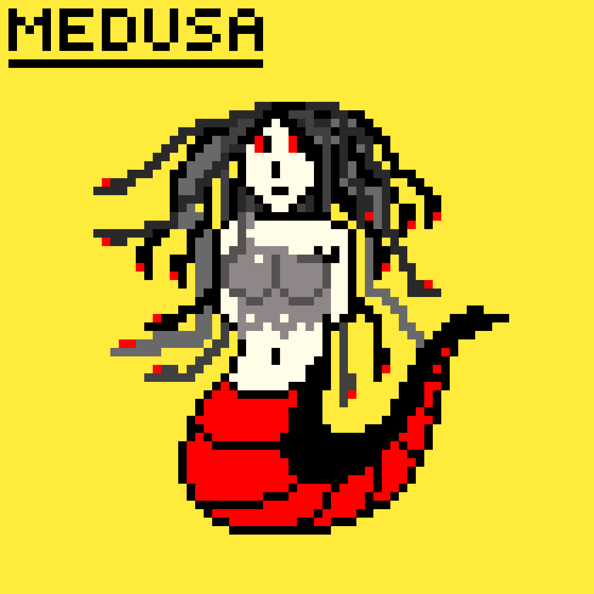 Editing Medusa! - Free online pixel art drawing tool - Pixilart