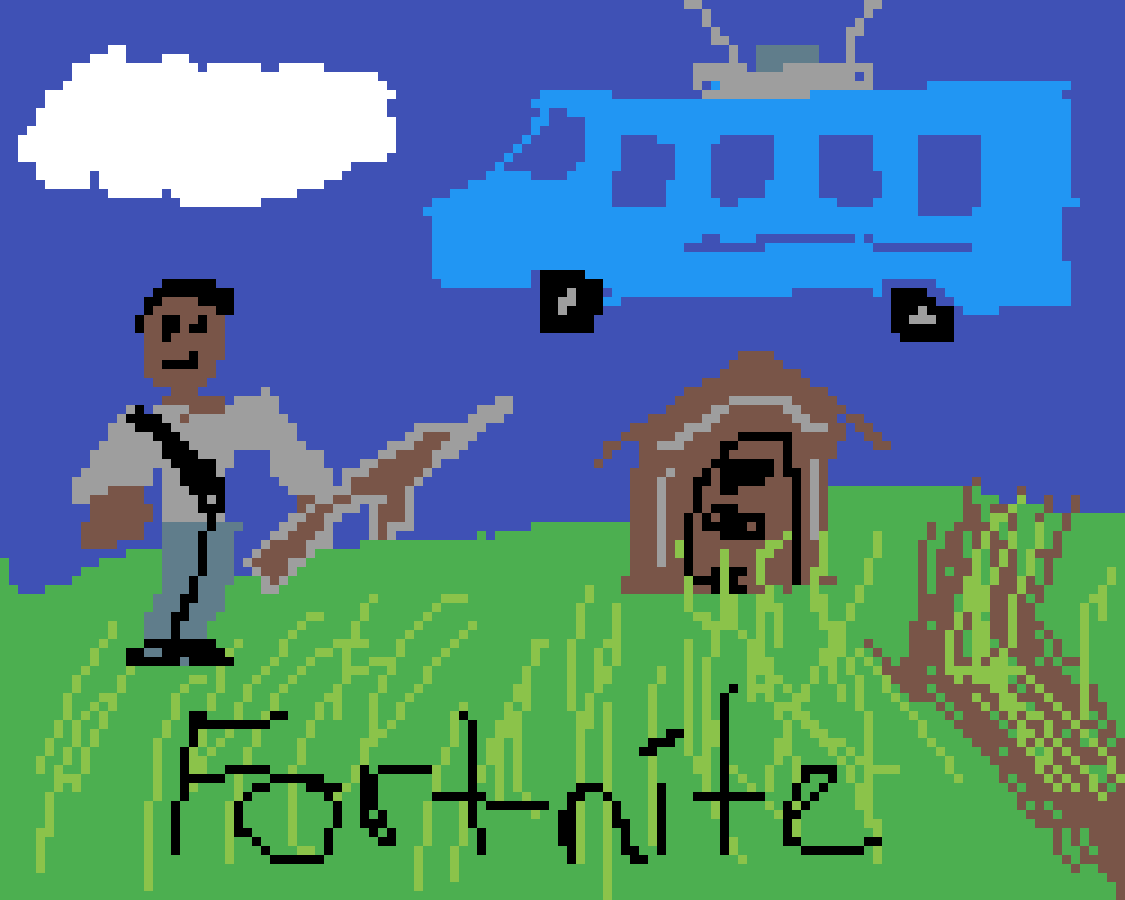 Pixilart - Fortnite pixilated by AFORCEyt