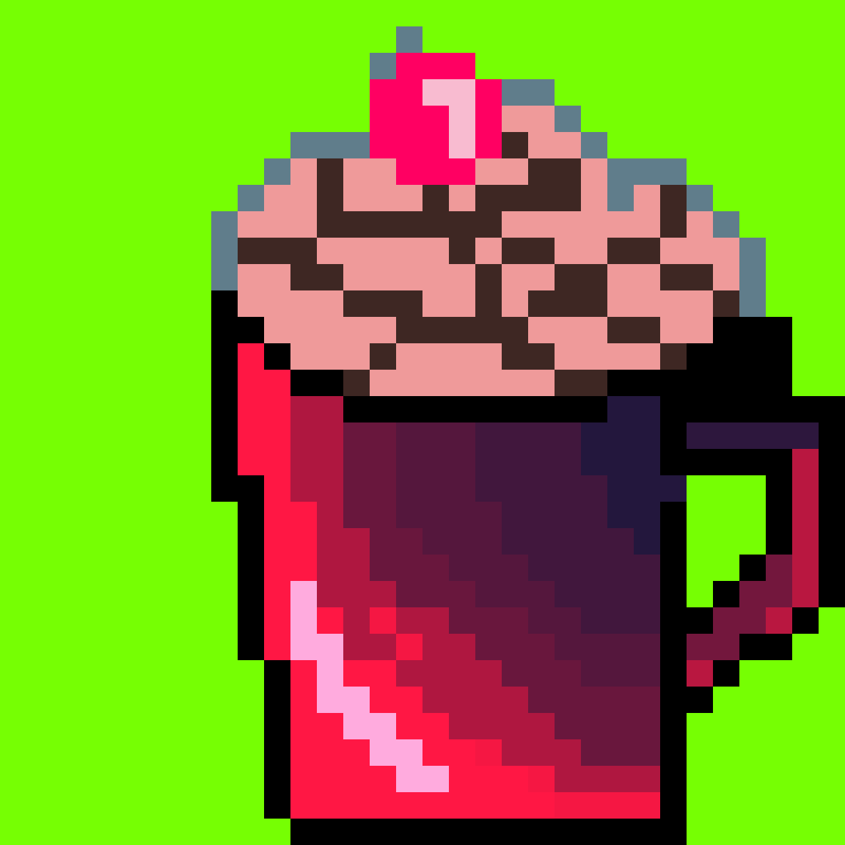 Editing CandyLand Milkshake - Free online pixel art drawing tool - Pixilart