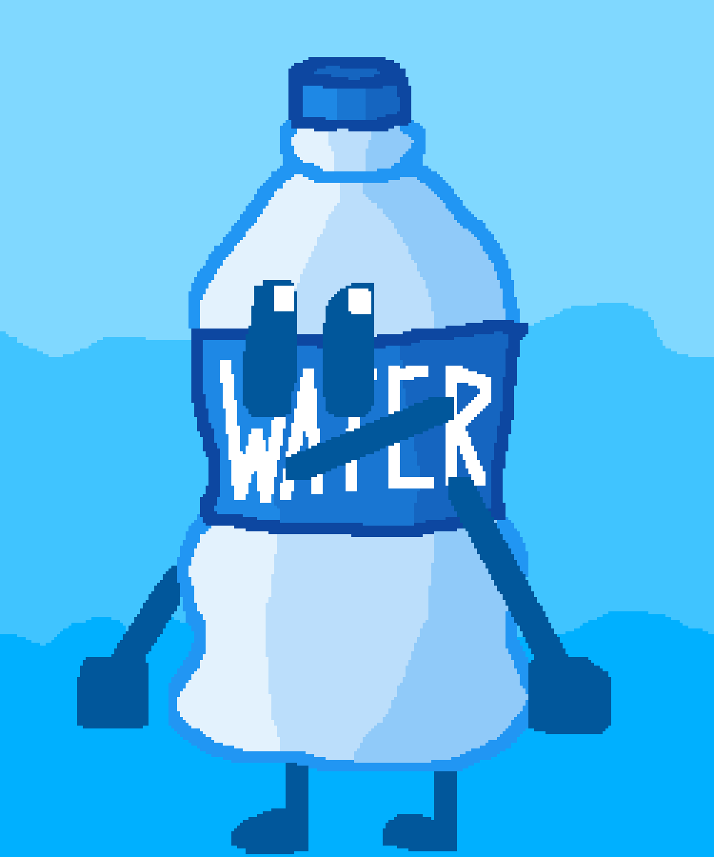 Pixilart - Water Bottle by Master-Ducky