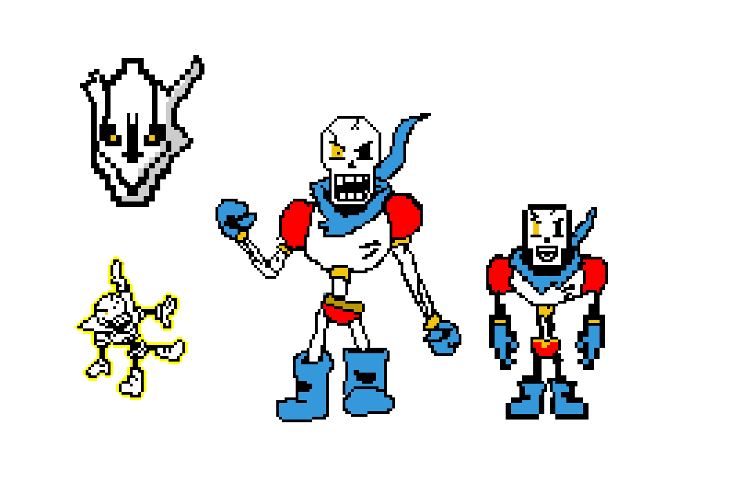 Pixilart - Mega!Tale Papyrus(Minha AU) by Ennard-Gamer34