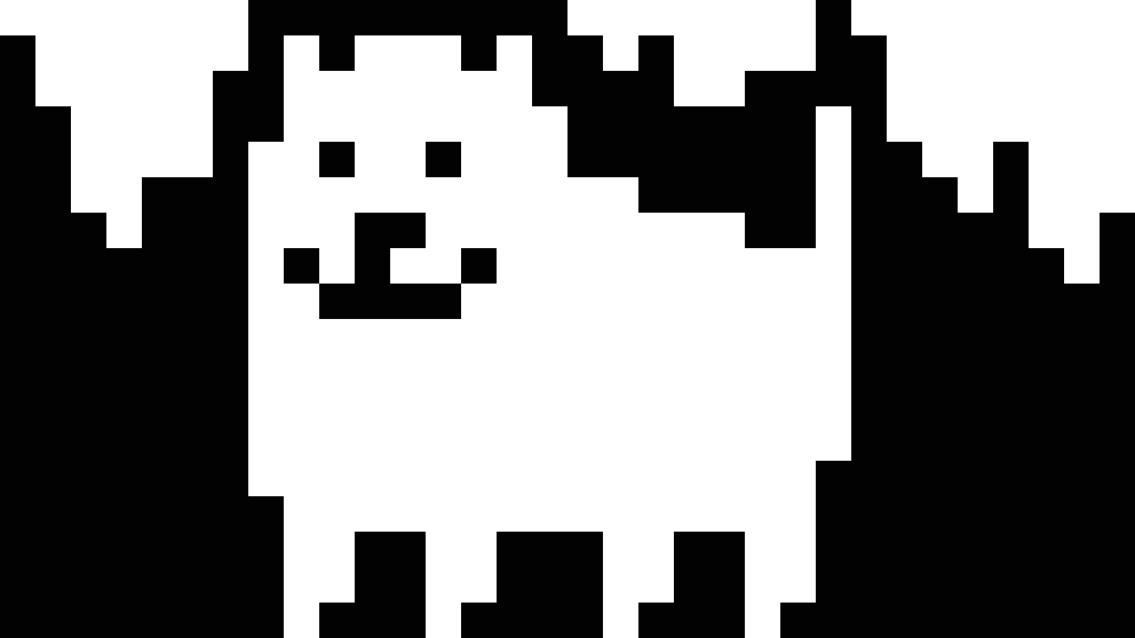 Pixilart - Dog from Undertale by DoritoFreak