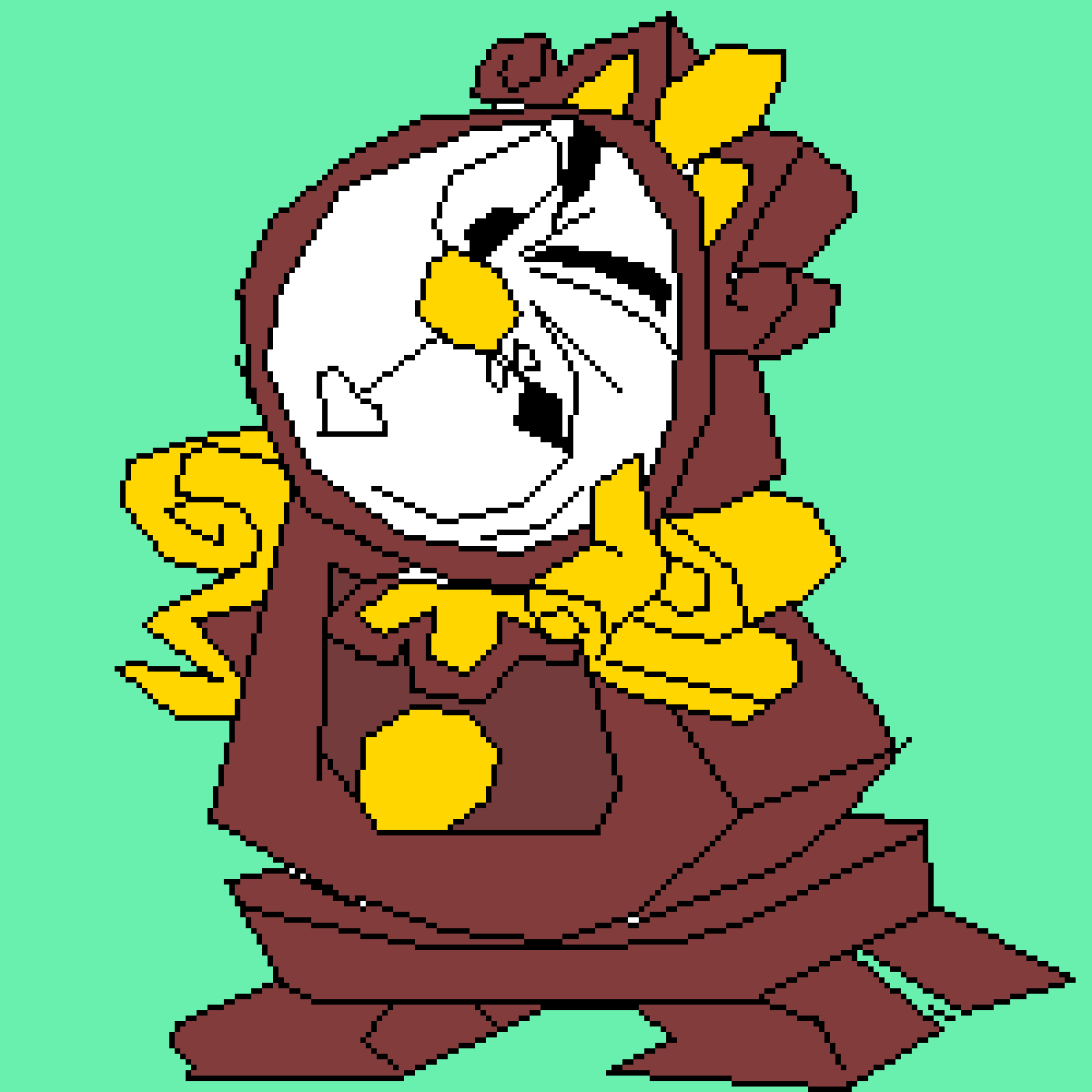 Pixilart - cogsworth by pearlart