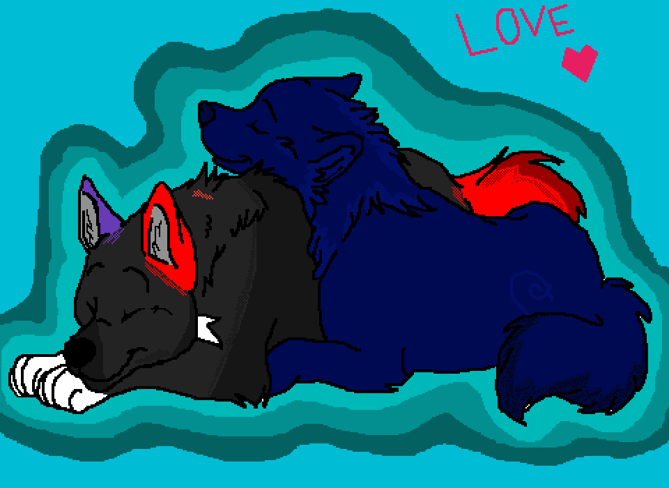 Pixilart - Wolf unity by kingnoble