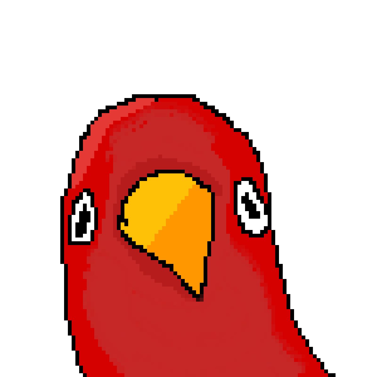 Editing Red Bird - Free online pixel art drawing tool - Pixilart