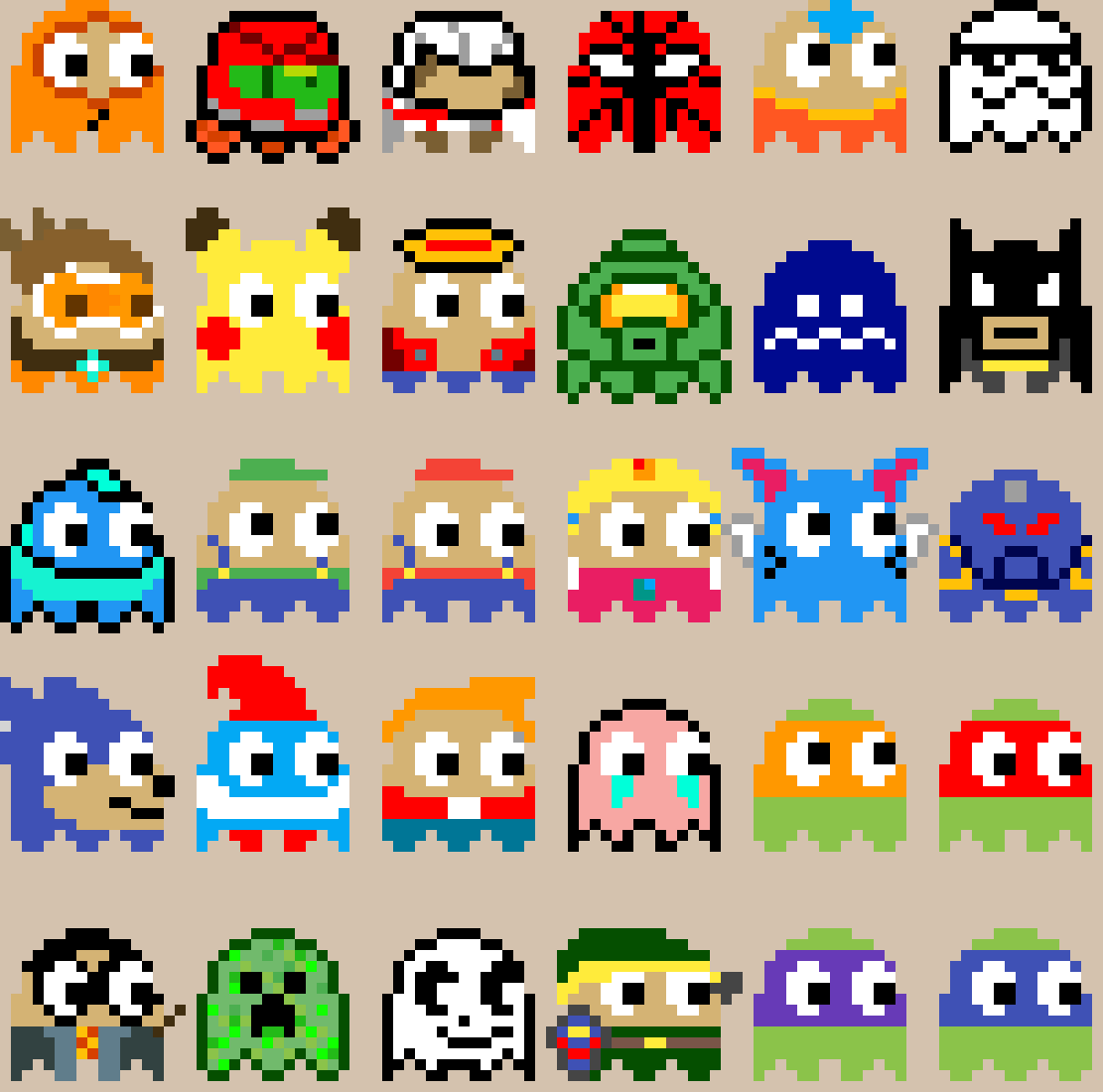 Pixilart - Phantom Pac-Man fun by yemos
