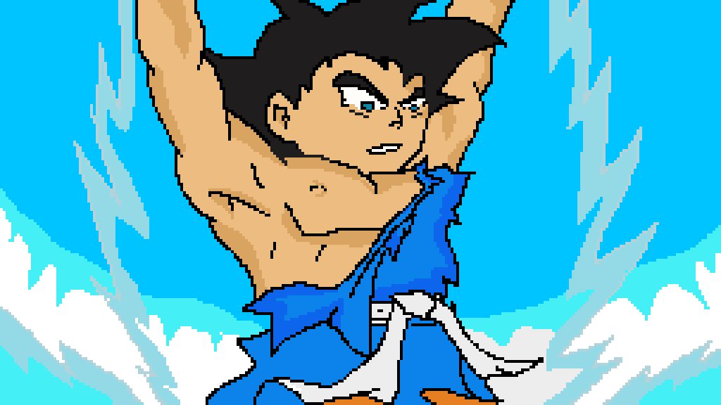 Pixilart - goku by nayan-dragon