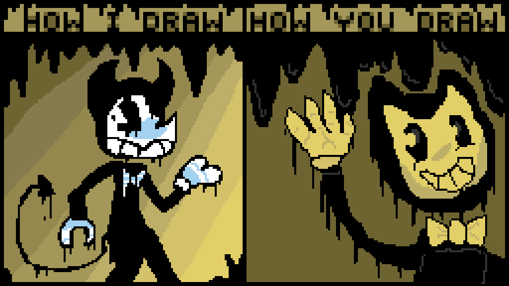 Pixilart - how you draw bendy and the ink machine by AstRoKatt