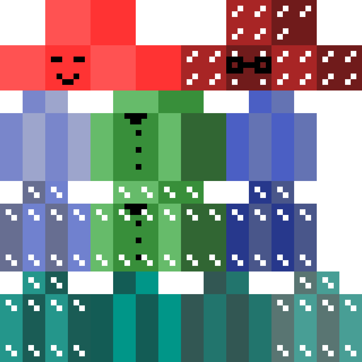 Pixilart - Skin template by Piglin