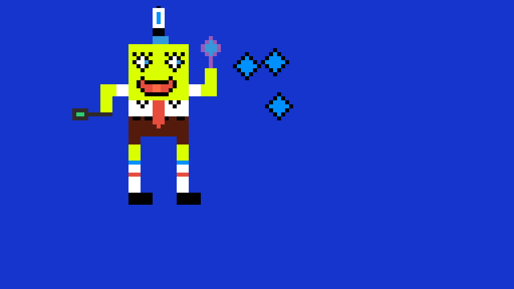 Editing spongebob - Free online pixel art drawing tool - Pixilart