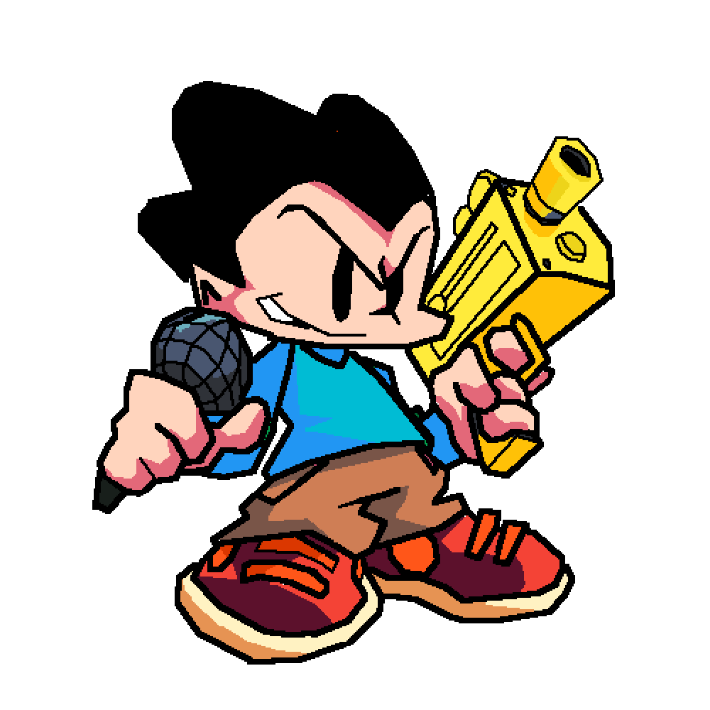 Pixilart - my pico oc by STUPIDRT